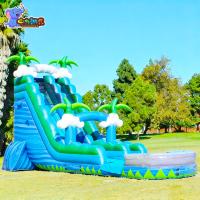 China Outdoor Water Park Inflatable Water Slide Inflatable Castle Slide for sale