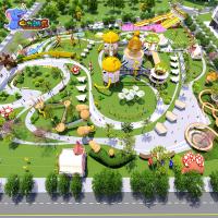 China Squirrel Theme Large Amusement Equipment Rides Children's Outdoor Play Area for sale