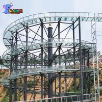 China Factory Customization Glass Rafting Water Slide Outdoor Recreational Equipment for sale