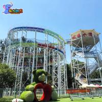 China Outdoors Glass Water Slide Large Amusement Equipment Glass Rafting Water Slide for sale