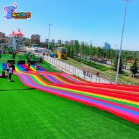 China Customization Outdoor Large Amusement Equipment Rainbow Slide for sale