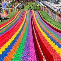 China Amusement Park Children's rainbow Slide Large Amusement Equipment for sale