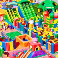China Outdoor Giant Inflatable Parks Playground Inflatable Bouncy Castle for sale