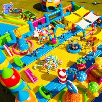 China Theme Park Bounce Castle Inflatable Bouncy Castle Bounce House With Slide for sale