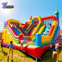 China Customization Inflatable Bouncy Castle Slide Inflatable Water Slide for sale
