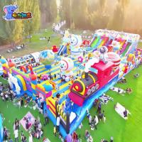 China Outdoors Inflatable Bounce House Inflatable Theme Park Inflatable Bouncy Castle for sale