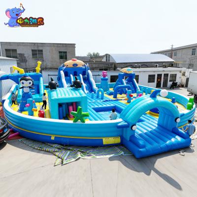 China Outdoors Inflatable Bounce House Inflatable Theme Park Inflatable Bouncy Castle for sale