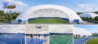 China Custom Air-Supported Membrane Structure Stadium for Indoor Football Field and Sports Training Center for sale