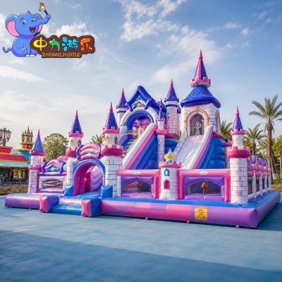 China Large Inflatable Castle for Amusement Parks and Outdoor Play Zones for sale