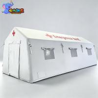 China Giant Inflatable Tent Medical Emergency Shelter Waterproof PVC Field Hospital Command Center Factory Custom Supplier for sale