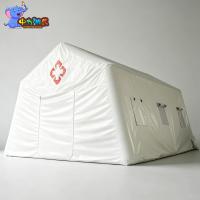 China White Inflatable Medical Tent Waterproof PVC Air Frame Temporary Clinic Tent Custom Supplier for sale