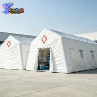 China White Inflatable Medical Tent Waterproof PVC Air Frame Temporary Clinic Tent Custom Supplier for sale
