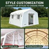 China White Inflatable Healthcare Shelter Outdoor PVC Air Beam Tent Mobile Service Room Custom Supplier for sale
