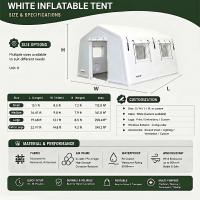 China White Inflatable Healthcare Shelter Outdoor PVC Air Beam Tent Mobile Service Room Custom Supplier for sale