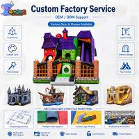 China Halloween Commercial Inflatable Bounce House Combo Supplier for sale