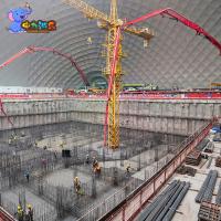China Rail-Mounted Retractable Foundation Pit Enclosure System with Motorized Telescoping Frame for Crane Access & All-Weather Excavation for sale