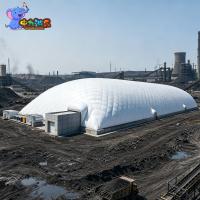 China Modular Clear-Span Heavy-Duty Fabric Foundation Pit Shelter with Galvanized Steel Truss for Urban Civil Engineering & Dust Control for sale