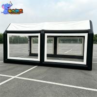 China Portable Inflatable Car Shelter Air Frame Garage Tent with Clear Windows for Vehicle Storage, Car Detailing, Auto Service and Commercial Use for sale
