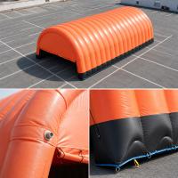China Custom Giant Inflatable Tent Large Air Rib Vehicle Shelter Portable Garage for Fleet Storage, Temporary Workshop, Equipment Protection and Commercial Projects for sale