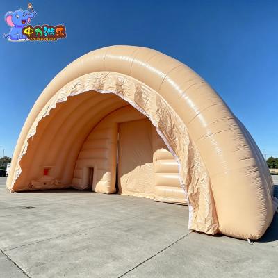China Custom Giant Inflatable Tent Large Air Rib Vehicle Shelter for Multi-Car Storage, Fleet Operations, Dealer Staging, Temporary Service and Commercial Projects for sale