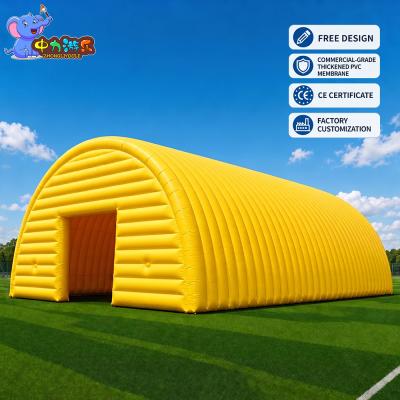 China Custom Giant Inflatable Tent Air Rib Sports Dome for Football Training, School Sports, Club Practice and Temporary Commercial Sports Facilities for sale