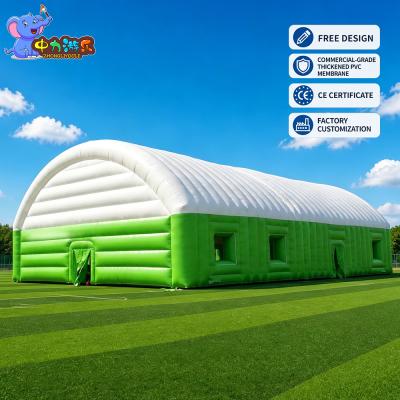 China Custom Giant Inflatable Tent Daylight Sports Hall with Air Beam Structure for Football Academies, Schools, Sports Clubs and Multi-Purpose Indoor Training for sale