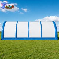 China Custom Giant Inflatable Tent Air Beam Warehouse Shelter for Temporary Storage, Logistics, Pallet Racking, Equipment Protection and Industrial Projects for sale