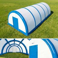 China Custom Giant Inflatable Tent Air Beam Warehouse Shelter for Temporary Storage, Logistics, Pallet Racking, Equipment Protection and Industrial Projects for sale