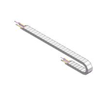 China Energy Stainless Steel Cable Drag Chain Wire Carrier Flexible Cable Chain For Machine for sale