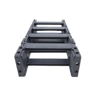 China Wear Resistant CNC Flexible Cable Track Chain Plastic Drag Chain For Wires Protection for sale