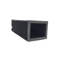 China CNC Machine Telescopic Way Covers Nylon Bellow Dust Cover Square Shaped for sale