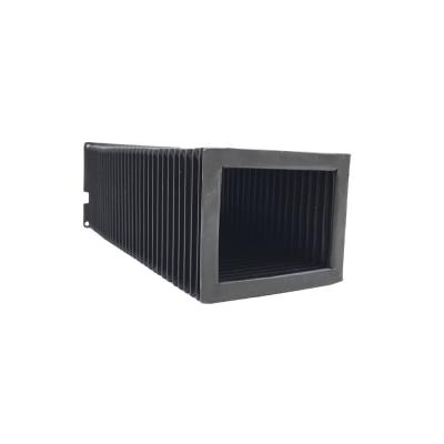China CNC Machine Telescopic Way Covers Nylon Bellow Dust Cover Square Shaped for sale