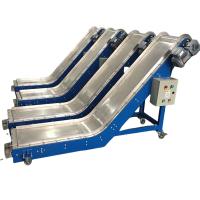 China Hinged Belt Chain Plate Metal Chip Conveyor Collecting CNC Machine Debris for sale