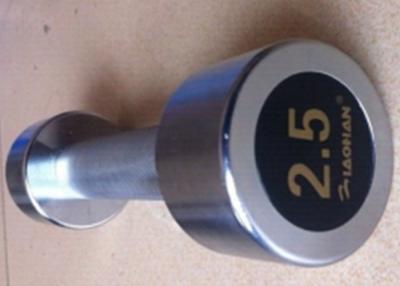 China S45C Material Gym Fitness Dumbbell CR Plating Color ISO 9001 Approved for sale