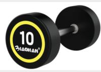 China 2kg - 30kgs Gym Fitness Dumbbell / Gym Accessory PU Dumbbells For Commercial Clubs for sale
