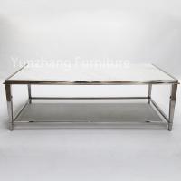 China Faux Marble Simple Style Center Table Marble Coffee Table For Living Rooms for sale