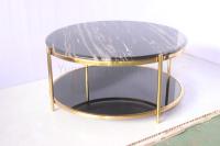 China Gold Color 60cm Center Table Stainless Steel Base For Home Office for sale
