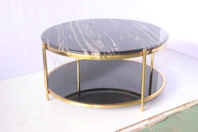 China Gold Color 60cm Center Table Stainless Steel Base For Home Office for sale