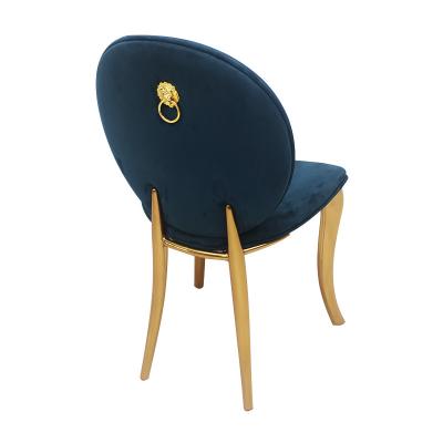China Gold Stainless Steel Stacking Leather Banquet Wedding Chair For Home for sale