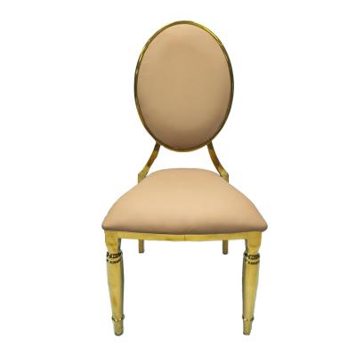 China Classic Wedding Banquet Chair Cushions Decoration Golden Furniture for sale
