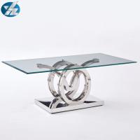 China 60 Inches Width Stainless Steel Dining Table Chair Sets With 6 Chairs for sale