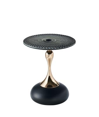 China Side Table With Metal Base Family Furniture for sale