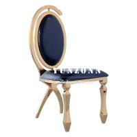 China Dubai Luxury Hotel Furniture Cheap Wholesale Gold Stainless Steel Banquet Wedding Chair for Event Party for sale