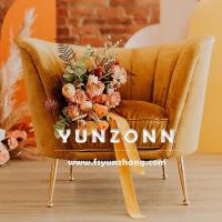 China European Royal Wedding Velvet Lounge Chair and Love Seat for Hotel Sofa Events for sale