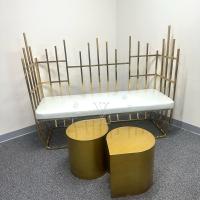 China Luxury Royal Queen Throne Chair for Bride Groom Modern Stainless Steel Wedding Dining Chair Stylish Steel Bride Groom Throne for sale