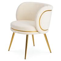 China Modern Luxury Wedding Discount Stainless Steel Stackable Gold Wedding Leisure Chair for sale
