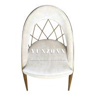 China Wholesale New Design Elegant Gold Stainless Steel Modern Banquet Hall Wedding and Event Chairs for sale