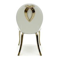China Luxury Stainless Steel Legs Modern Wedding Banquet Restaurant Dining Chair for Event Reception Hotel for sale