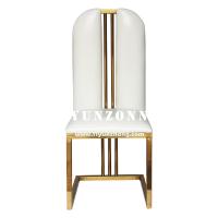 China Hotel Chairs Design and Coffee Shop Restaurant Furniture Chair for Restaurant Home Metal Stainless Steel Dining Room Furniture for sale