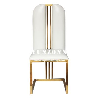 China Hotel Chairs Design and Coffee Shop Restaurant Furniture Chair for Restaurant Home Metal Stainless Steel Dining Room Furniture for sale